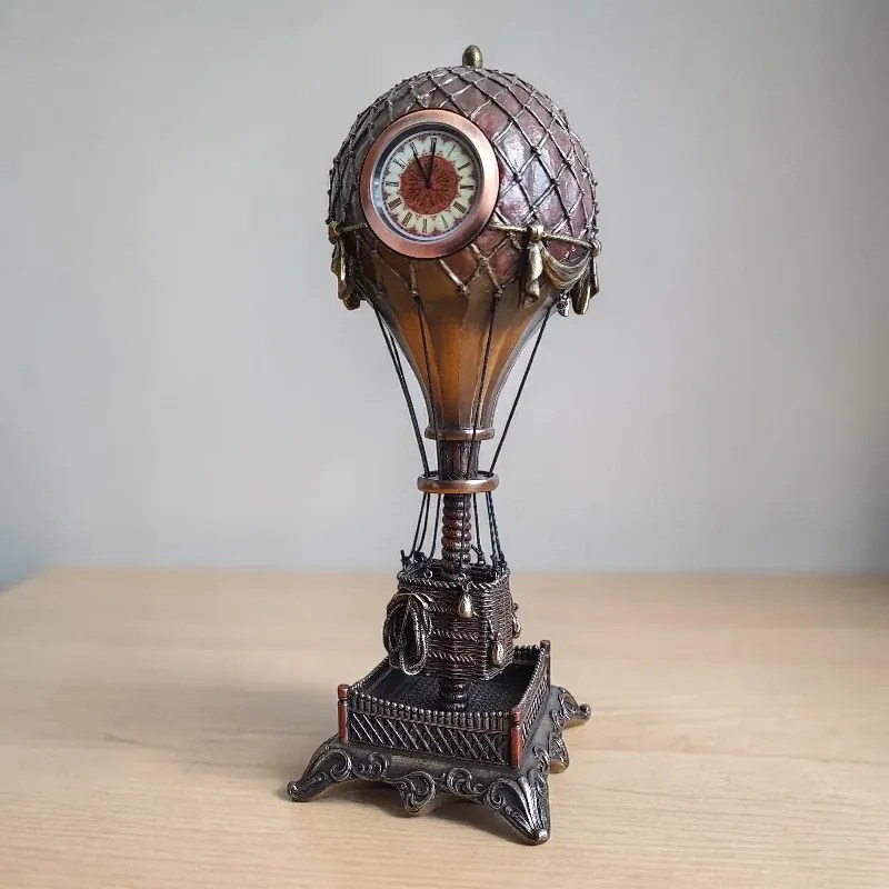 Stolní hodiny horkovzdušný balón – dekorativní hodiny, Veronese WU76967A4