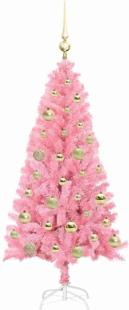 Vánoční stromeček Růžová 120 cm PVC 3396411