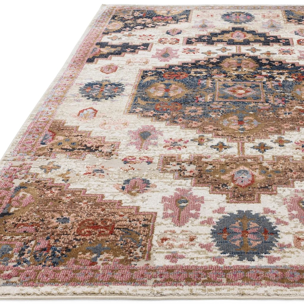 Modrý koberec Cure Blue Retro Rozměry: 155x230 cm