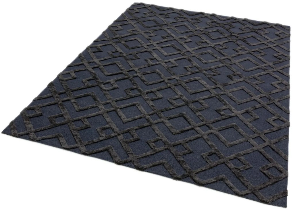 Černý koberec Doons Black Trellis Rozměry: 200x290 cm