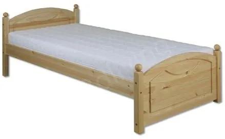Drewmax Dřevěná postel 80x200 LK126 olše