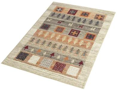 Koberce Breno Kusový koberec SHERPA 5091/DW6D, Béžová, Vícebarevné, 120 x 170 cm