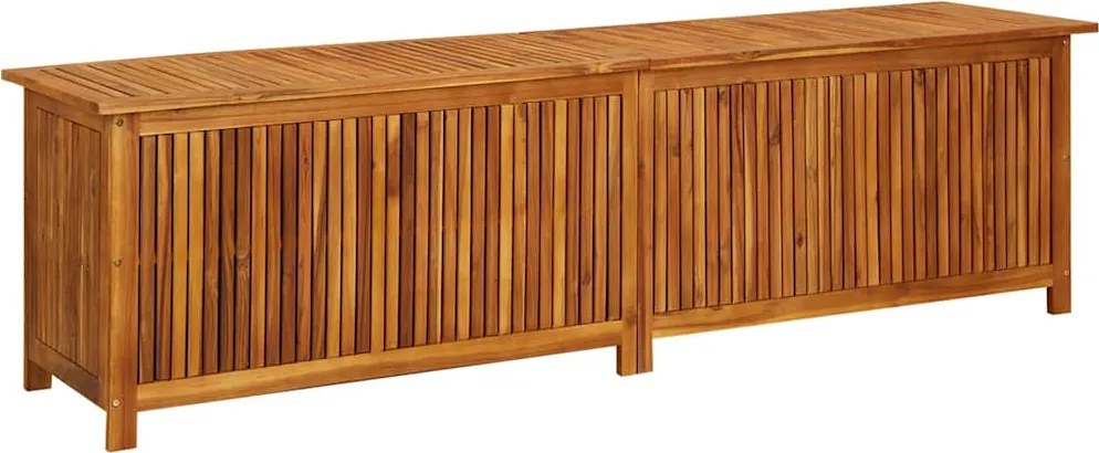 Zahradní úložný box 200 x 50 x 58 cm masivní akáciové dřevo 316500
