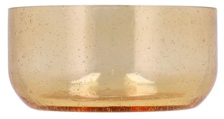 Lyngby Glas Skleněná miska Valencia 13 cm Amber