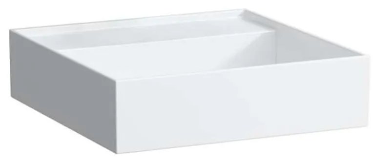 Laufen Kartell - Umývátko na desku 46x46 cm, s LCC, bílá H8153314001121