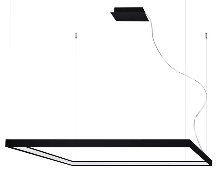Závěsné LED svítidlo Nelya l, 1x LED 70w, 4000k, b