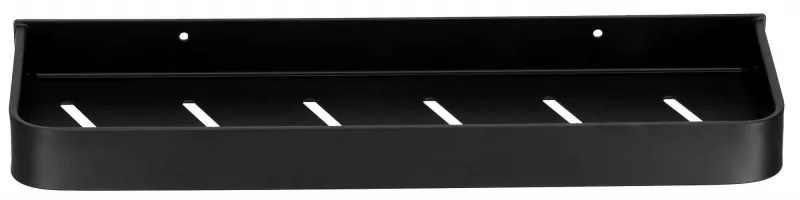 Nástěnná polička do koupelny 40 cm, černá SPRINGOS HA5150