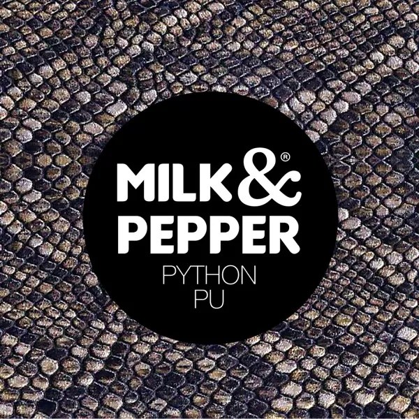 MILK&PEPPER Milkandpepper obojek pro psy Python Natural Velikost: 30x1,5 cm