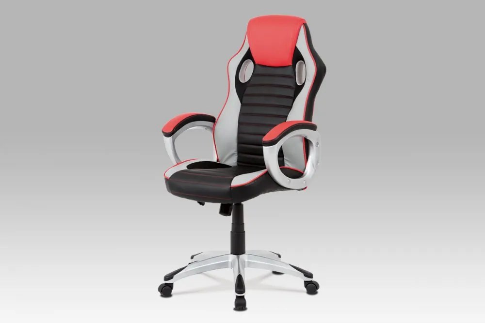 Kancelářská židle KA-V507 RED červená / černá Autronic