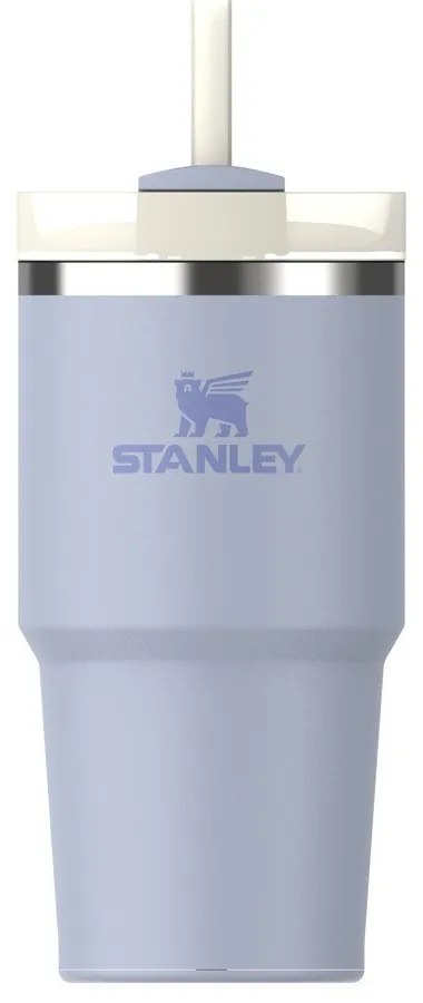 Fialová termoska s brčkem z nerezové oceli 600 ml Quencher H2.0 FlowState Tumbler Dew Drop – Stanley