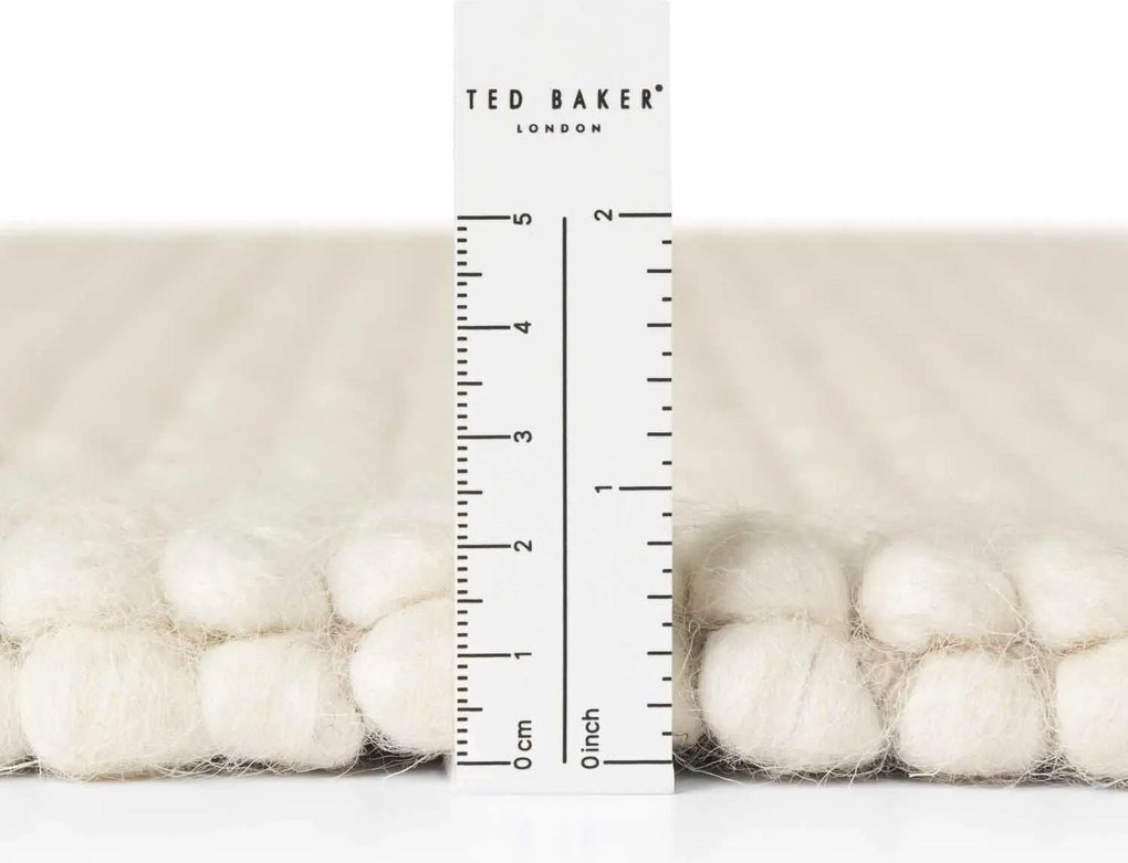 Ted Baker, Kusový koberec Ted Baker Richmond 106365 Bílá kruh, 200x200, bílá, dětský pokoj