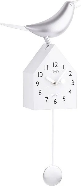 Kyvadlové kukačkové moderní nástěnné hodiny JVD quartz HB02