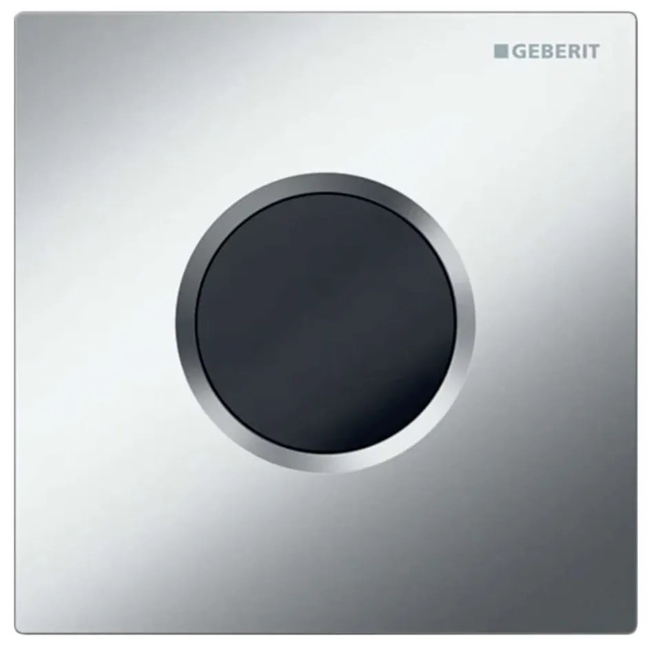 Geberit - Elektronické ovládání splachování pisoárů typ 01, síťové napájení, easy to clean, matný chrom 116.021.JQ.5