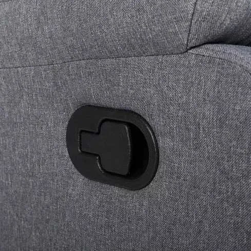 LuxuryForm DESIGN Televizní křeslo CARLOS s polohováním - šedé