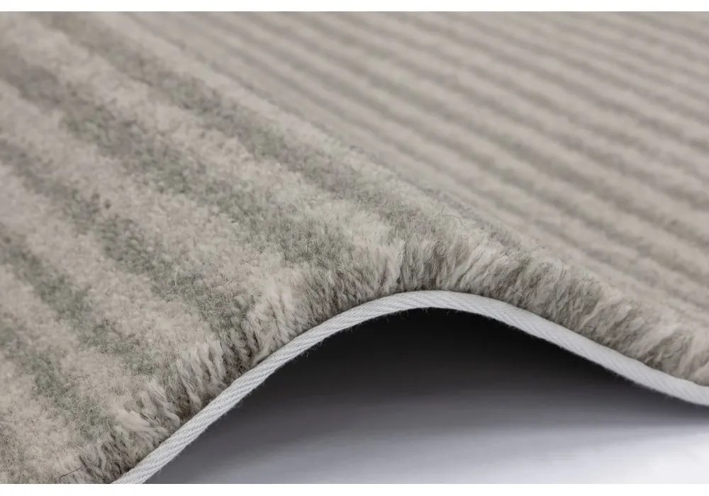 Krémový vlněný koberec 200x300 cm Calisia M Ribs – Agnella