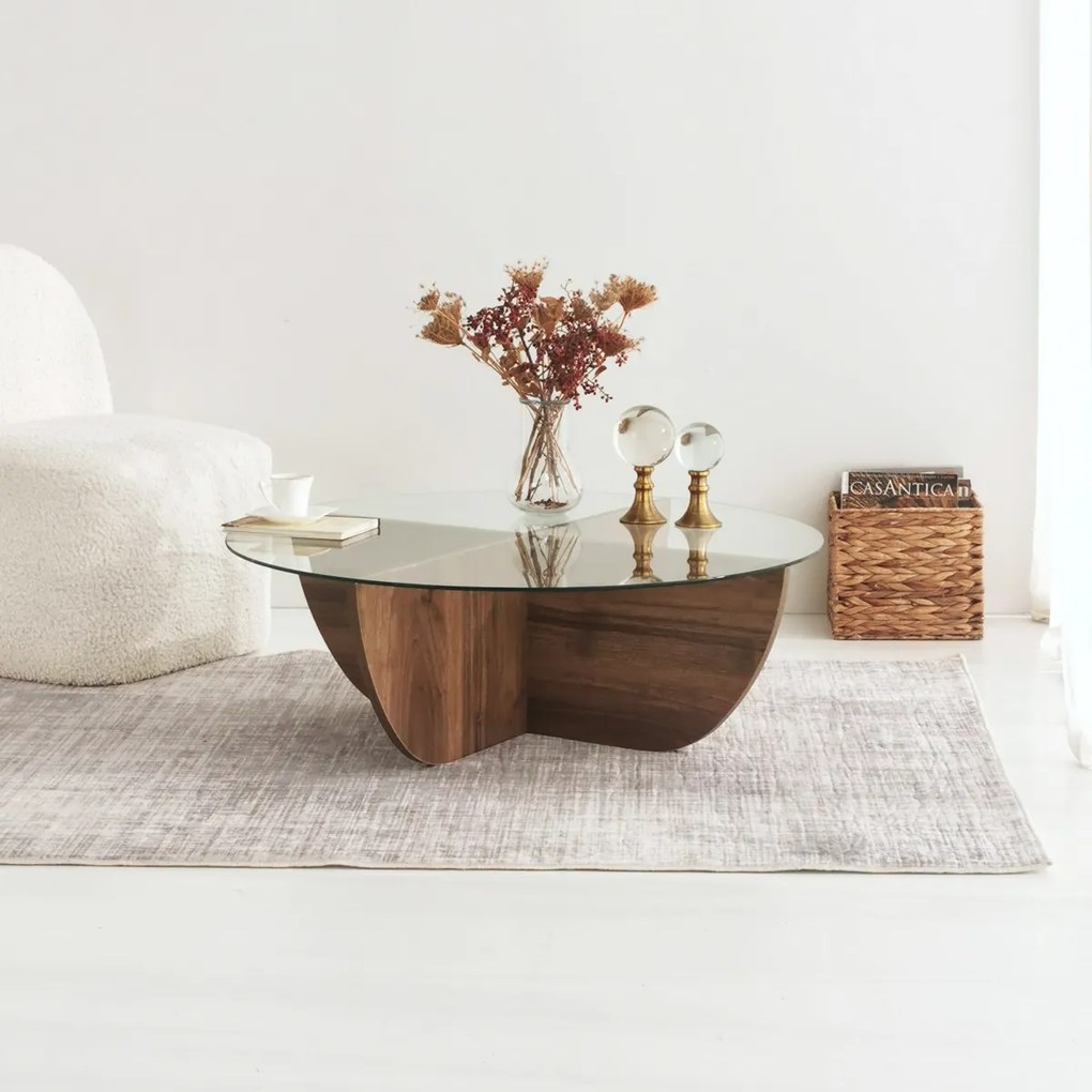 Konferenční stolek Lily Walnut, ořech