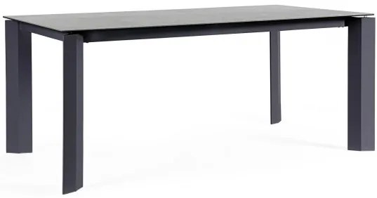BIZZOTTO Zahradní jídelní stůl OTAVIO 180x95 cm antracit