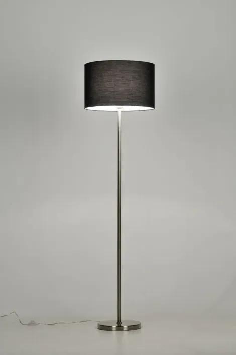 Stojací designová černá lampa Massimo Nero
