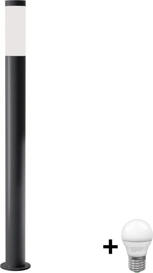 BRILAGI - LED Venkovní lampa ELIA 1xE27/7W/230V 4000K IP44 100 cm antracit