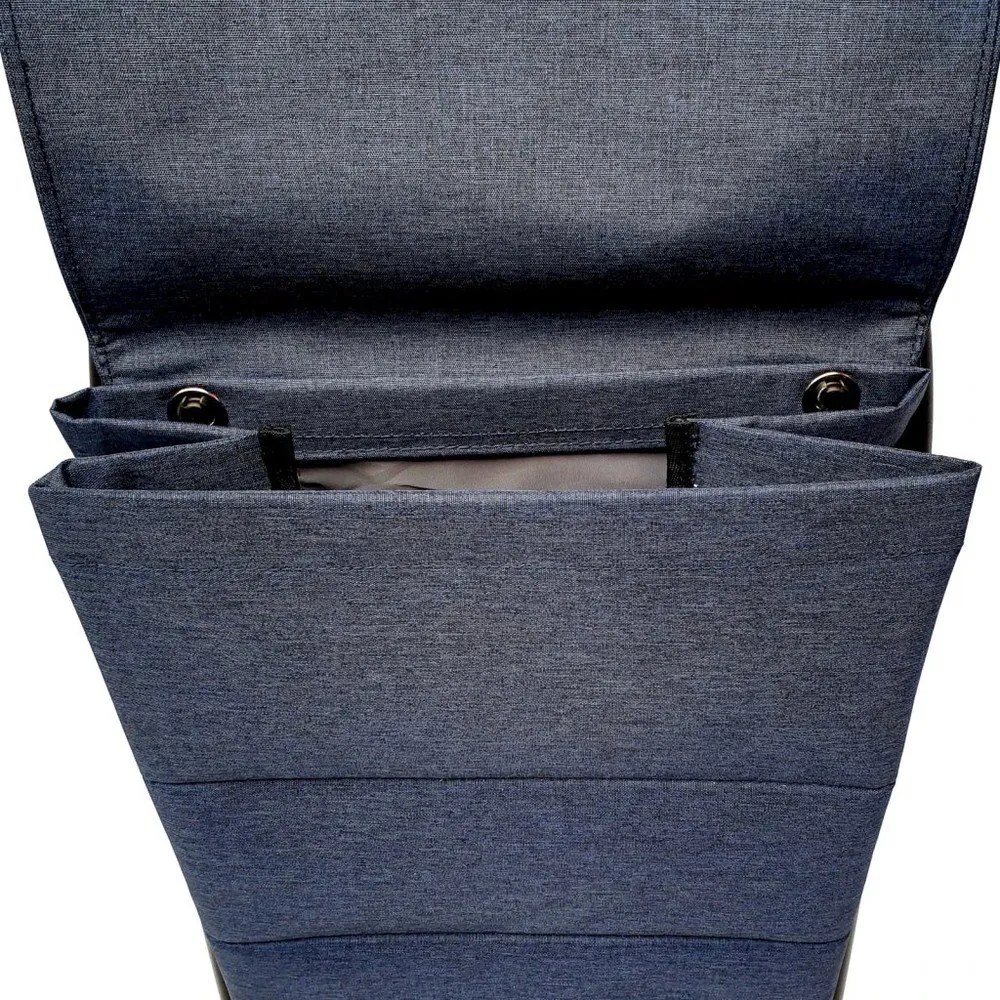 Nákupní taška na kolečkách 53 l Com Tweed Polar Black Tube – Rolser