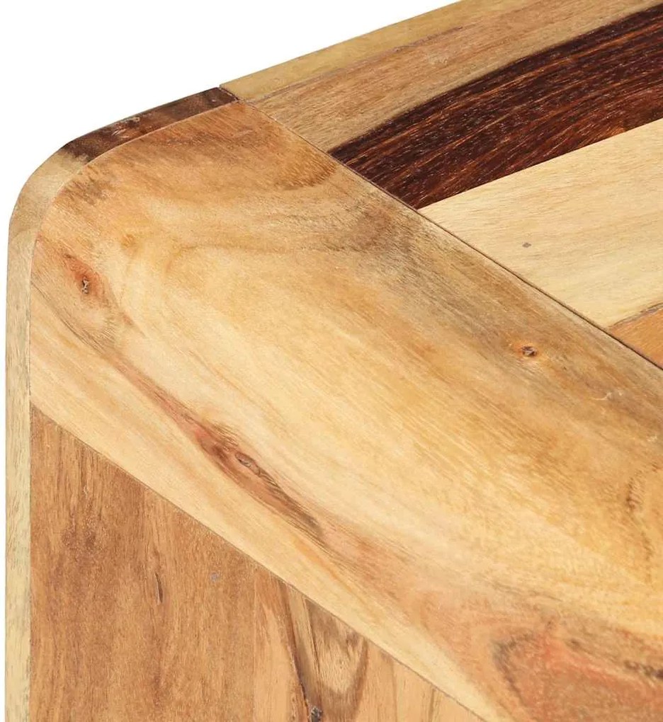 Odkládací stolek 43 x 40 x 30 cm masivní akáciové dřevo 323588