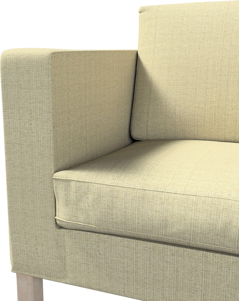 Potah na pohovku IKEA Karlanda rozkládací, krátký barva béžová látka pletený vzor