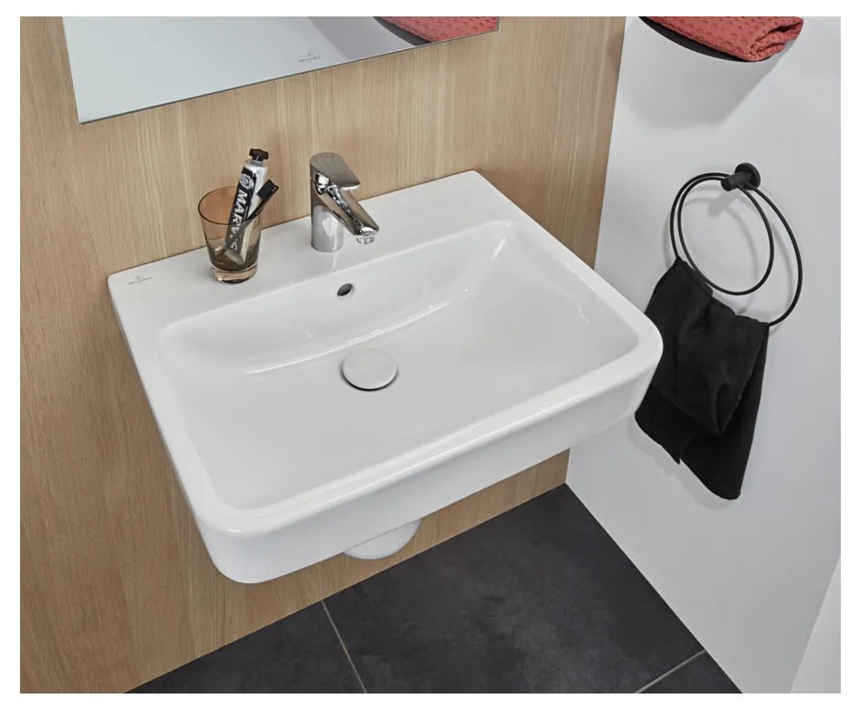 VILLEROY & BOCH Villeroy Boch O.NOVO: Umyvadlo 550x460 mm, bílá alpin, 4A415501