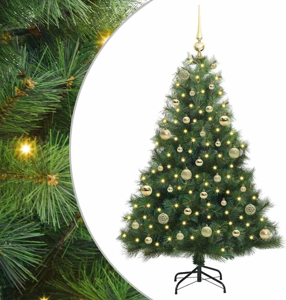 Umělý vánoční stromeček s stojanem Zelená 150 cm PE a PVC 3397774