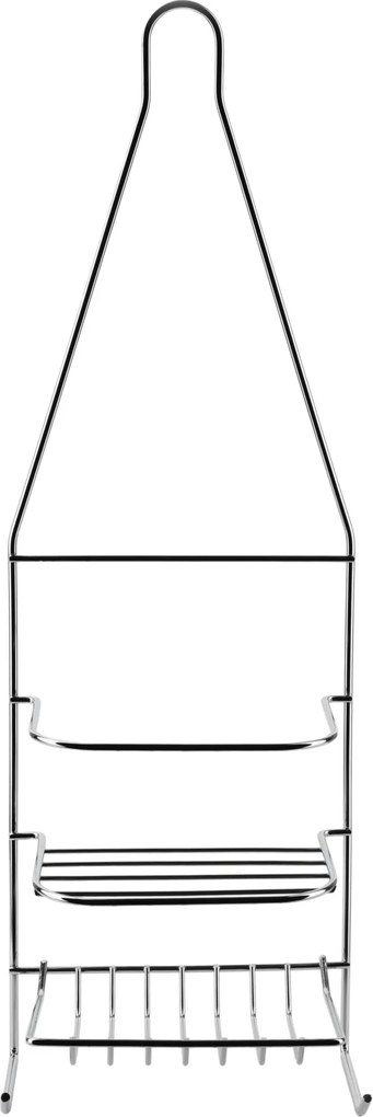 Koupelnová polička CARL SILVER 15x46 cm stříbrná