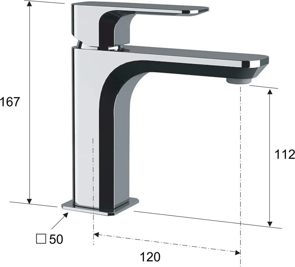 Sapho SPY PY02/17 umyvadlová baterie zlatá