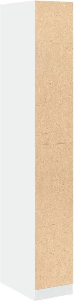Šatní skříň bílá 30 x 50 x 200 cm kompozitní dřevo 3307738