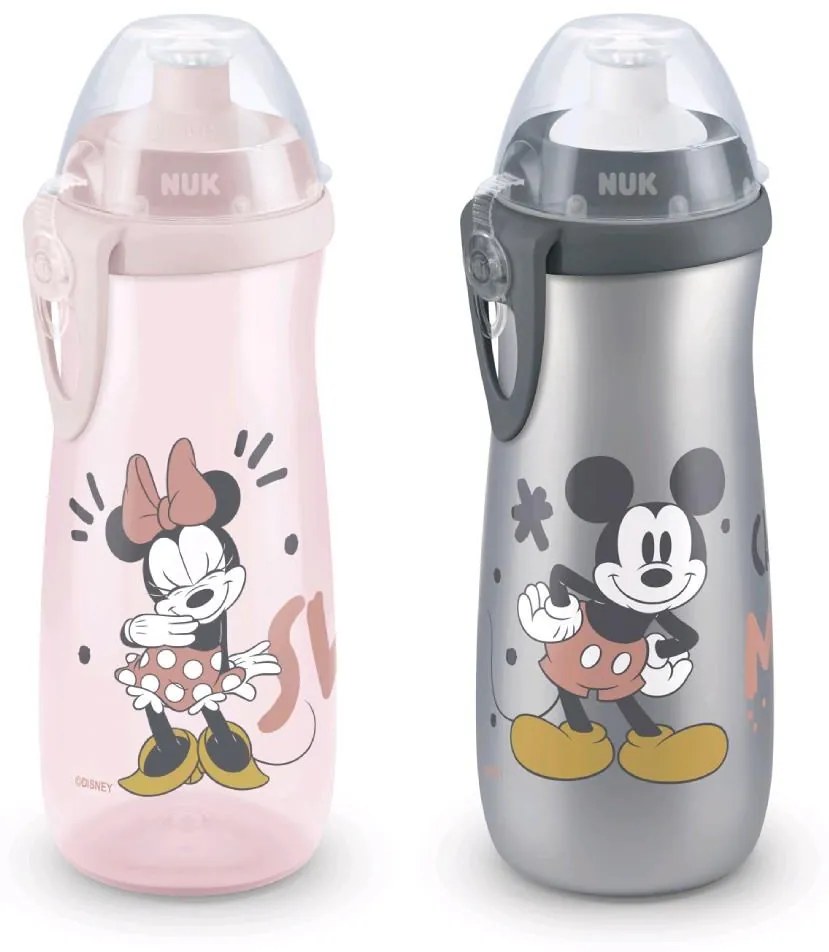 Dětská láhev NUK Sports Cup Disney Cool Mickey 450 ml grey