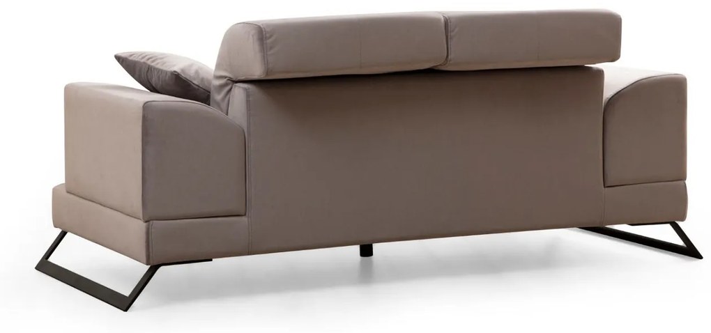Designová sedačka Heimana 185 cm světle šedá