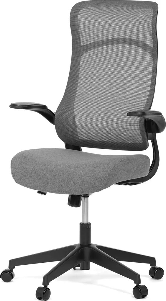 Ergonomická kancelářská židle DOMINIQUE - šedá síťovina