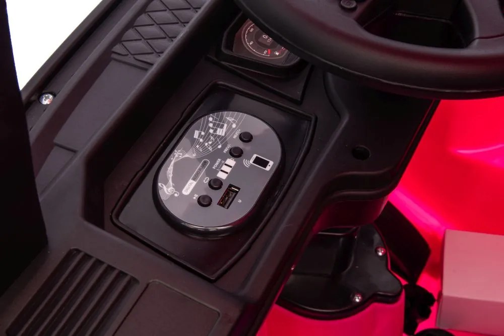 LEAN CARS Elektrické auto na baterie Scania 500R HL698 růžové 4x4