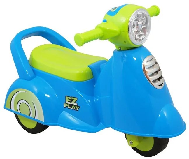 Dětské odrážedlo motorka se zvukem Baby Mix Scooter modré Modrá