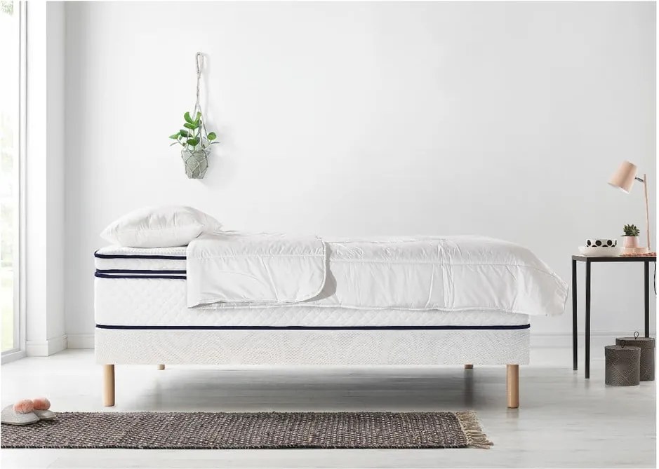 Set dvoulůžkové postele, matrace a peřiny Bobochic Paris Simeo, 90 x 200 cm + 90 x 200 cm