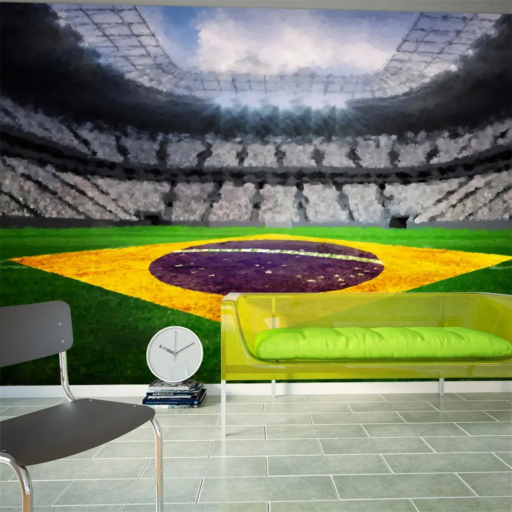 Fototapeta - Brazilský stadion 200x140 + zdarma lepidlo