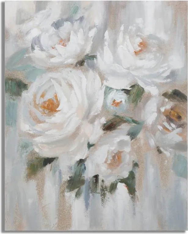 Ručně malovaný obraz 80x100 cm Flower – Mauro Ferretti