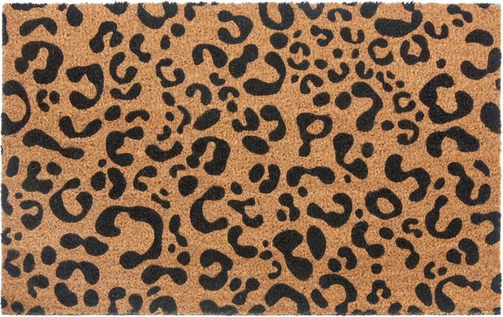 Hanse Home, Rohožka kůže gepard 105673 - na ven i na doma, 45x75, hnědá, chodba / předsíň