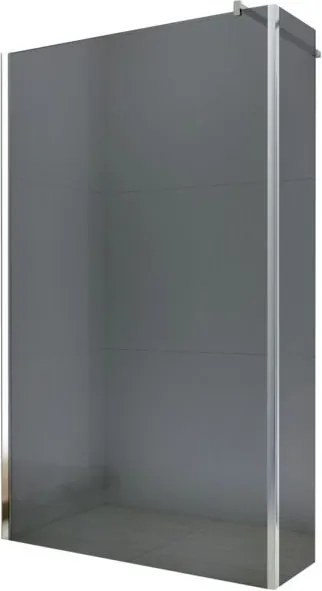 Koupelnová pevná zástěna MEXEN WALK-IN PLUS 110+30 cm - GRAFIT