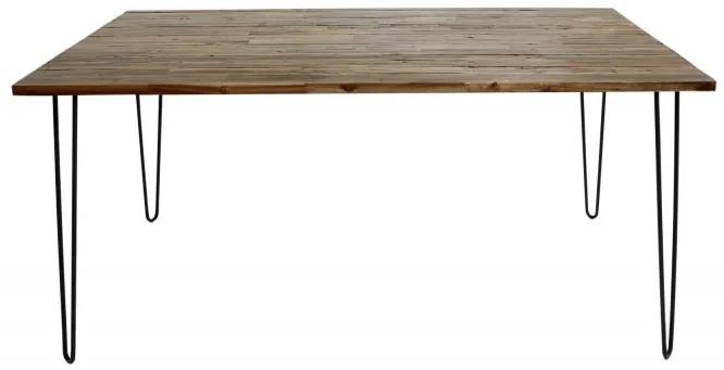 Jídelní stůl Anaya, 160 cm, hnědý