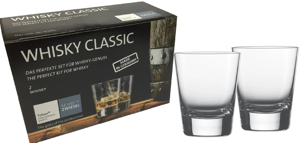 Křišťálové sklenice na Rum, Whisky TOSSA, 2 x 285ml, SCHOTT ZWIESEL