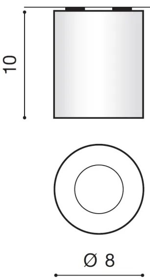 Azzardo AZ2559 - Venkovní stropní svítidlo ARO 1xGU10/50W/230V IP54