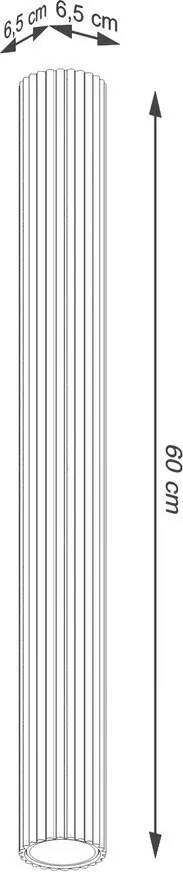 Taupe kovové bodové svítidlo Gleam – Sollux