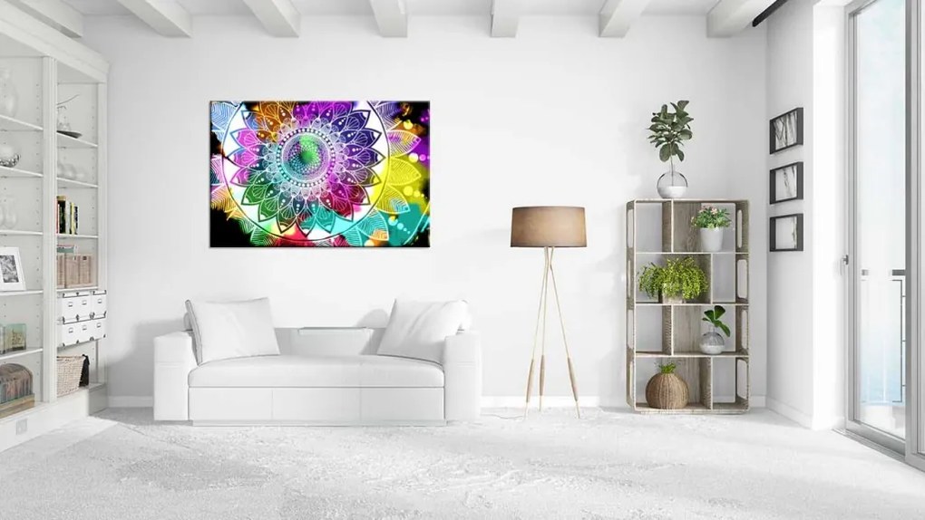 Obraz Mandala indiánská Velikost (šířka x výška): 150x100 cm