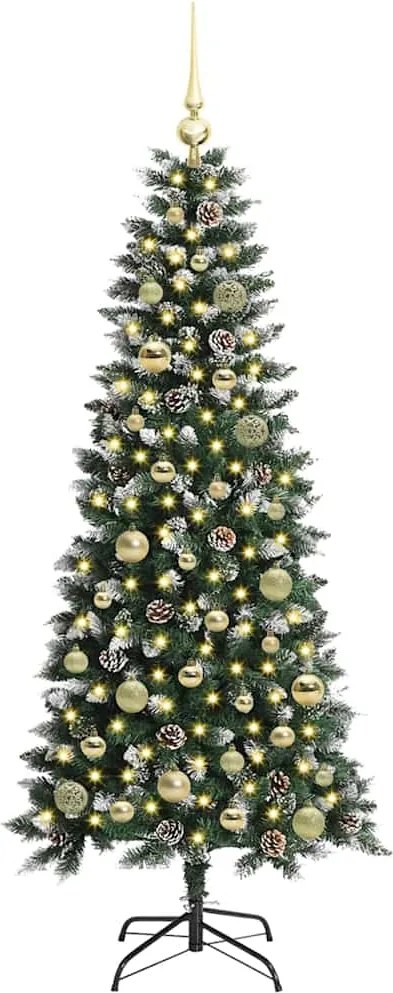 Umělý vánoční stromeček Zelená 150 cm PVC, plast a ocel 3395812