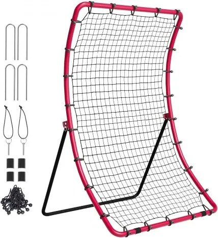 Baseballová a softballová odrazová síť 1,22 × 1,68 m PitchBack All Angle Fielding