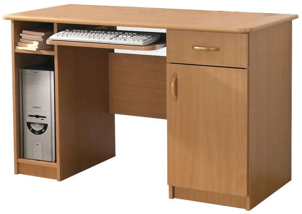 moderní psací stolek PC z dřevotřísky Max bez nadstavce maride