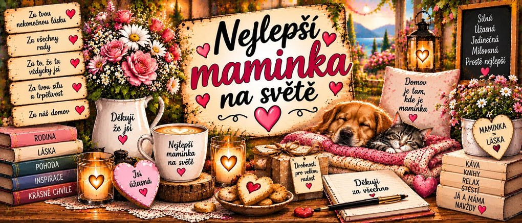Hrnek pro maminku Nejlepší maminka na světě – dárek pro mámu 300 ml